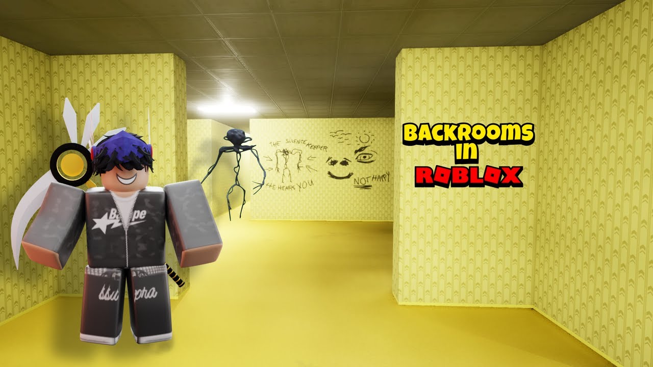BackRooms In Roblox!! - YouTube
