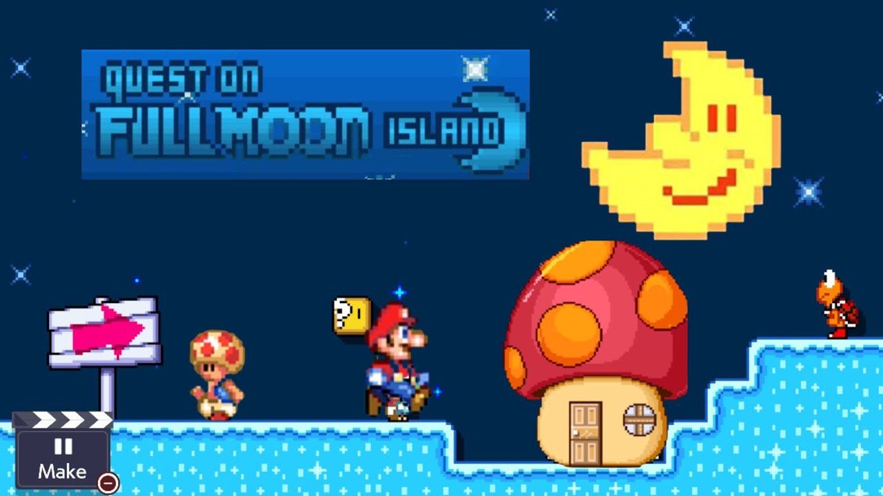Super Mario World - Quest on Full Moon Island [Snes Hack] - YouTube
