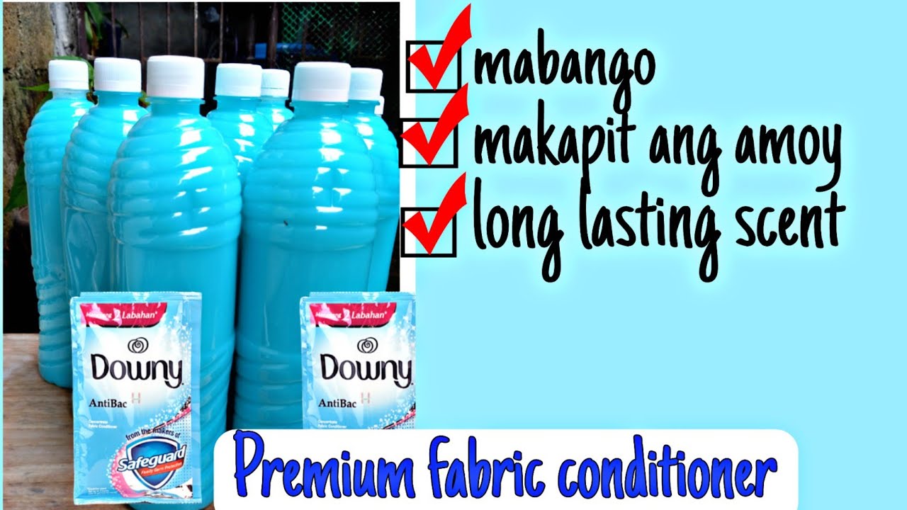 How to make Fabric Conditioner | Paano gumawa ng fabric conditioner ...