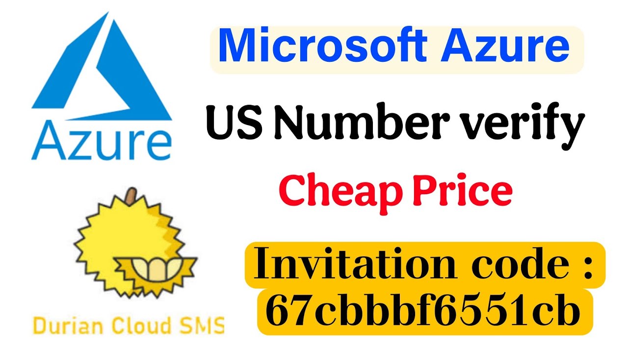 Microsoft Azure US number Verify low price - YouTube