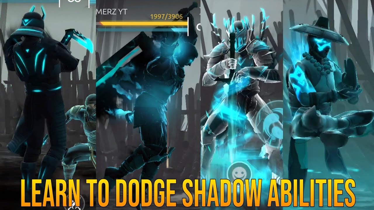 How to Dodge All Heroes Shadow Abilities in Shadow Fight 4 Arena - YouTube
