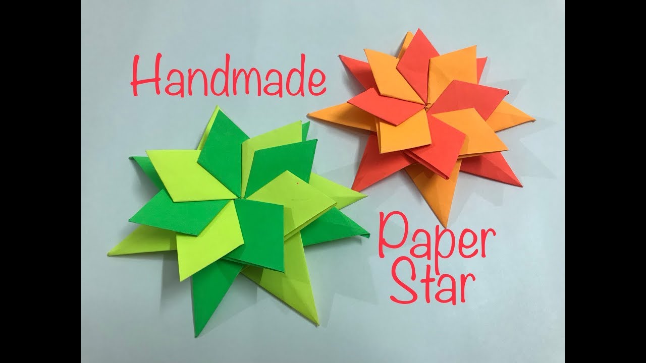 Handmade Paper Star | DIY | Easy to Make - YouTube