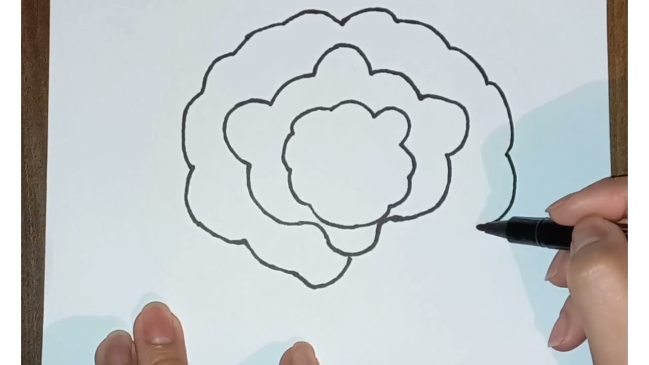 Kələm/Gülkələmi/Gül kələmi necə çəkilir/Kelem seklicekmek/Kelem sekli ...