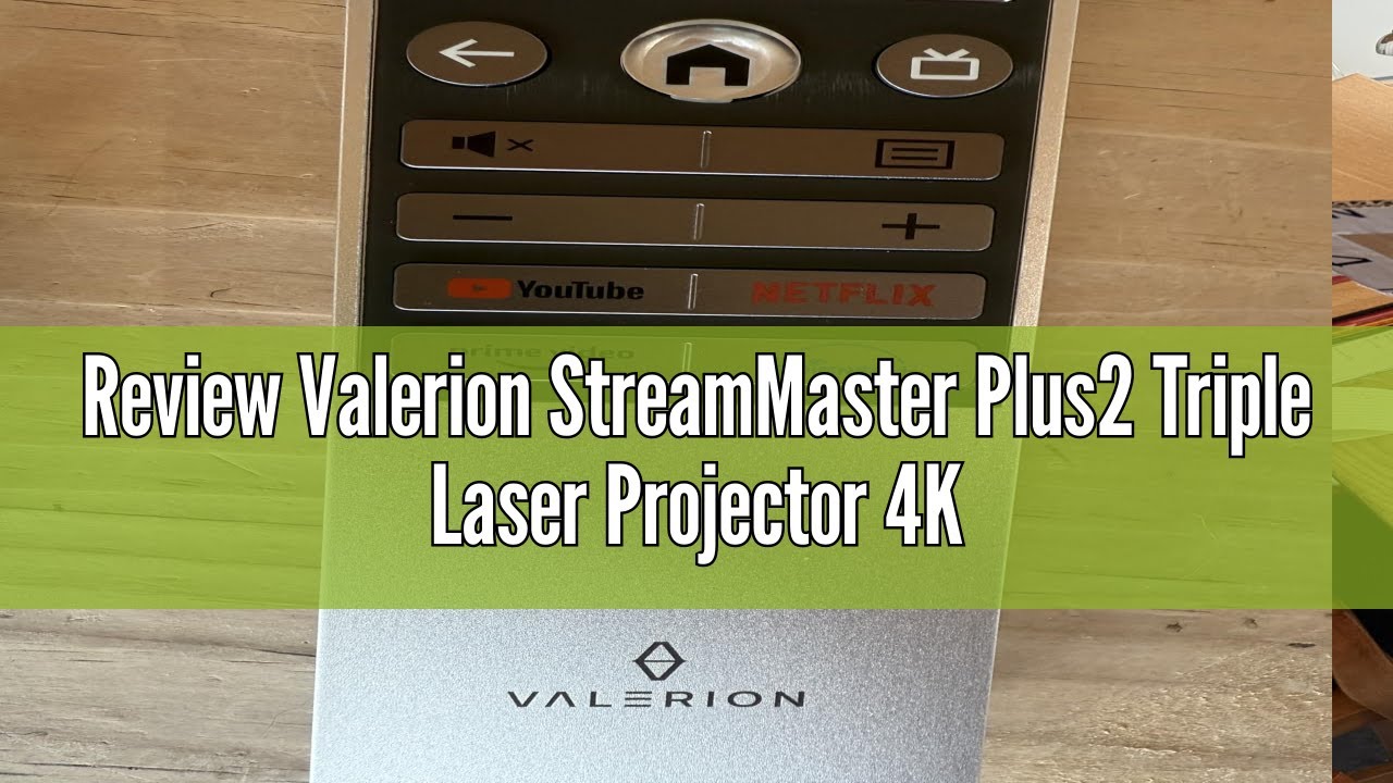 Review Valerion StreamMaster Plus2 Triple Laser Projector 4K, 2X Faster ...