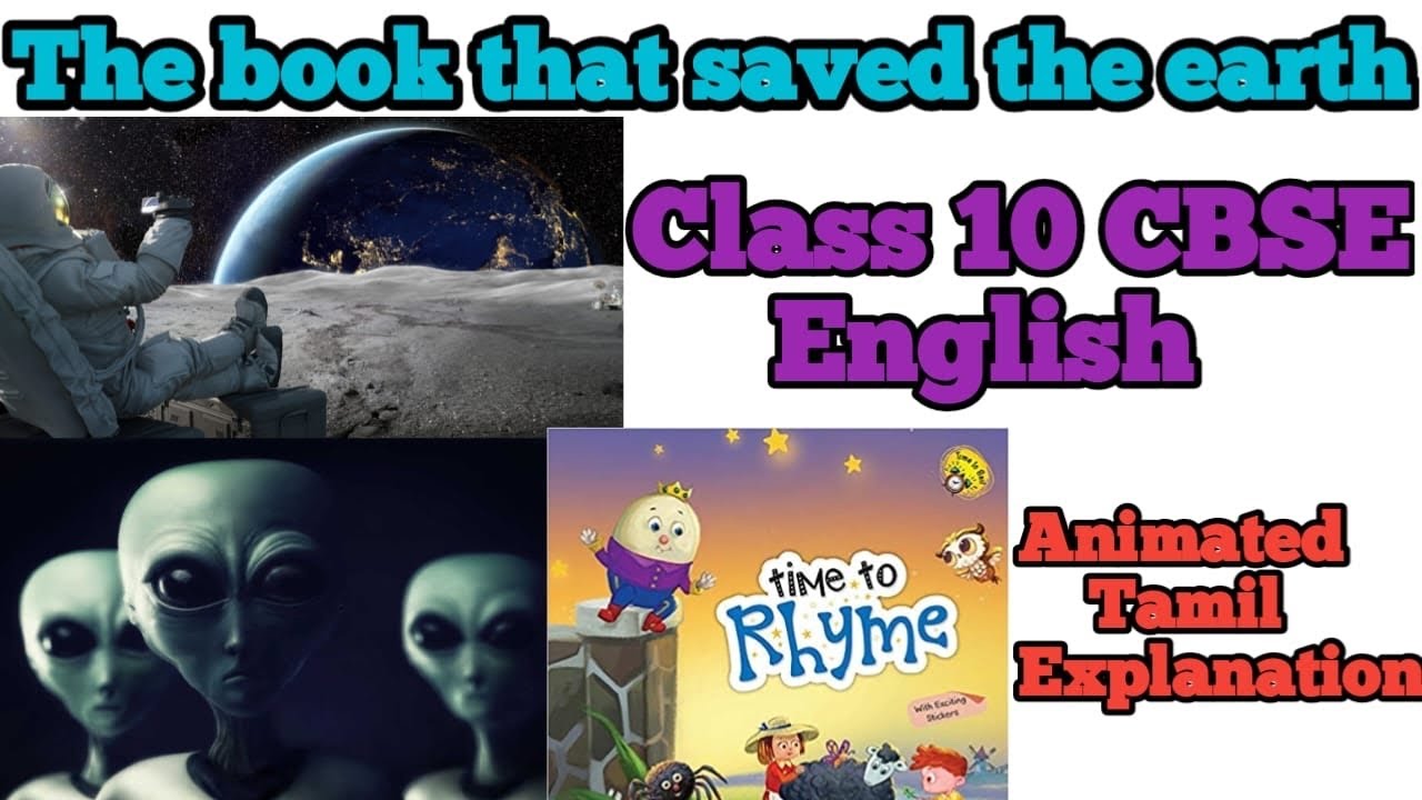 The Book that Saved the Earth / Class 10 CBSE English/ Engliah Abaca ...