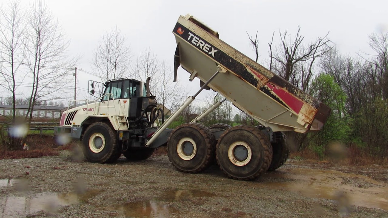 2008 TEREX TA40 ARTIC DUMP TRUCK 24565 - YouTube