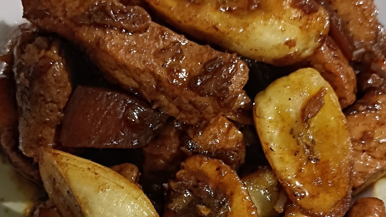 Pork Estofado simple dish for dinner 🫰 - YouTube