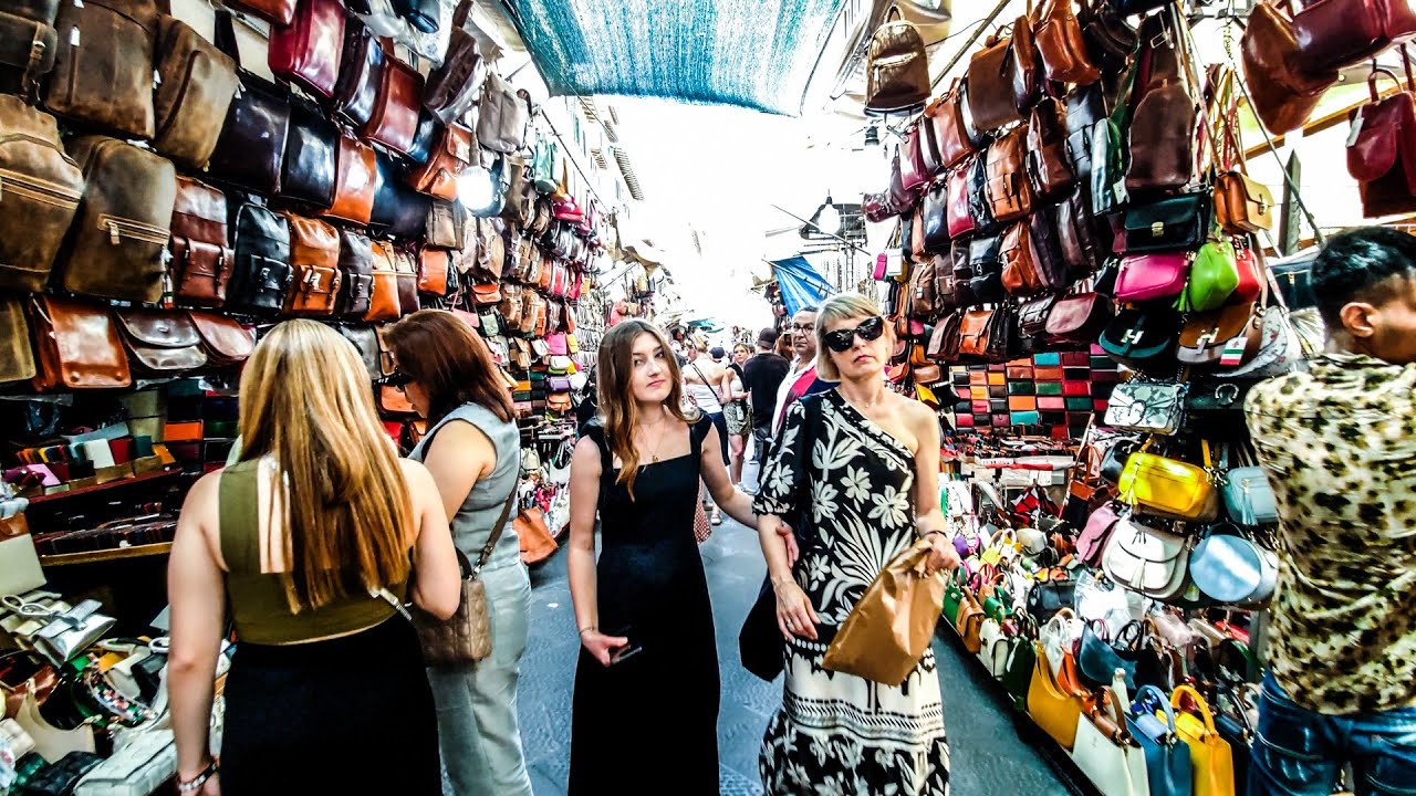 Food & Street Markets of Florence, Italy: 義大利佛羅倫斯的美食與街頭市場 Walking Via ...