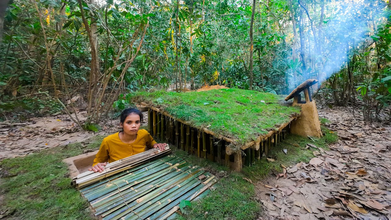 Girl Living Off Grid, Built The Most Secret Underground Home by ancient ...