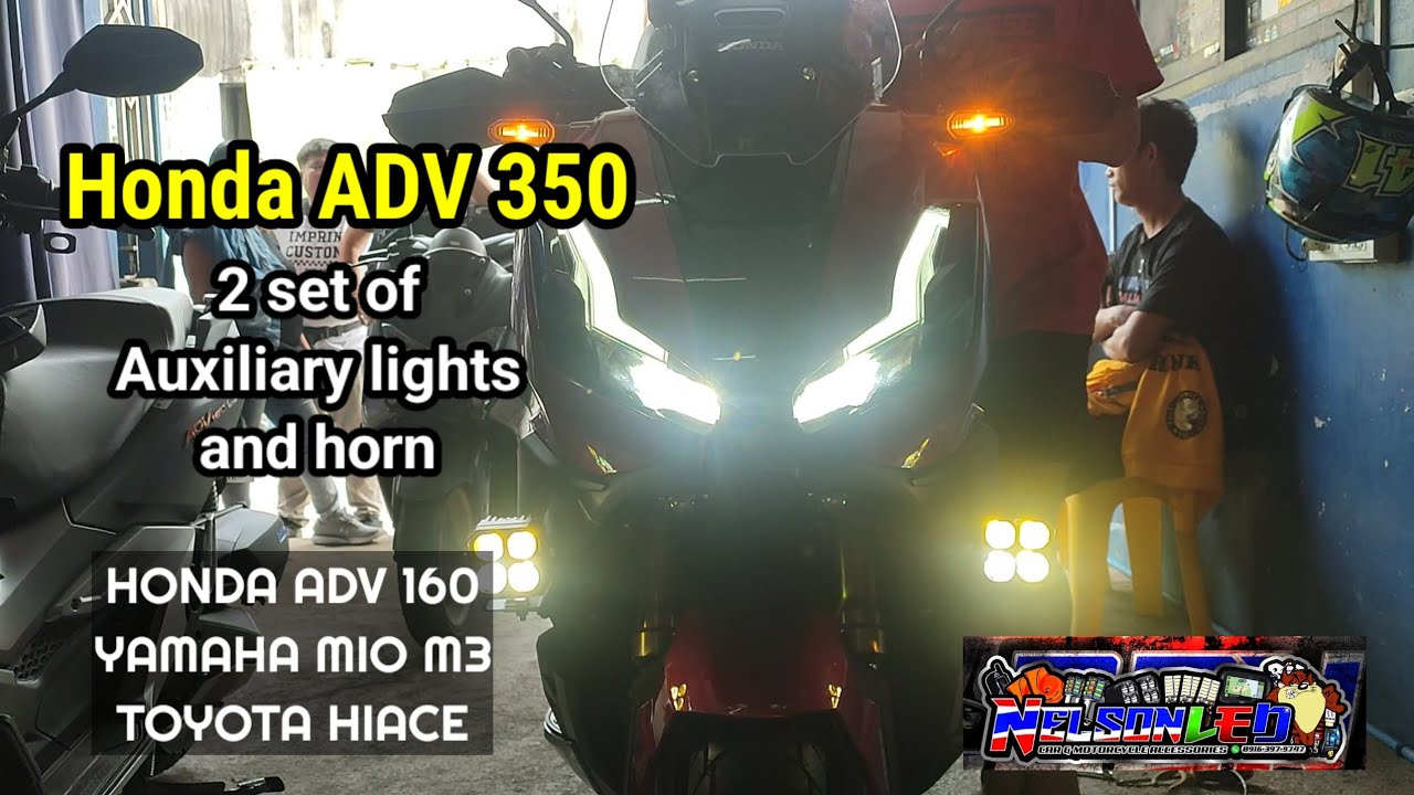Honda ADV 350 w/ set of MDL & Horn plus ADV160, Mio M3 & Toyota Hiace ...