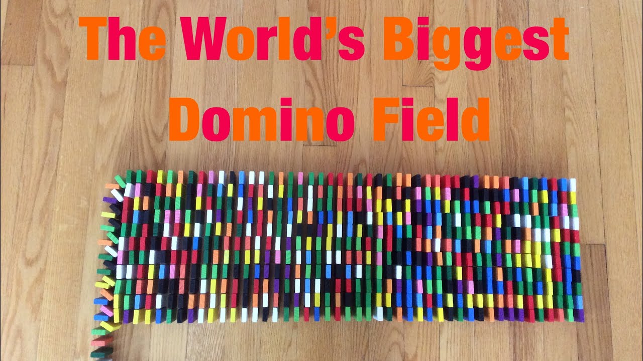 The World's Biggest Domino Field - YouTube