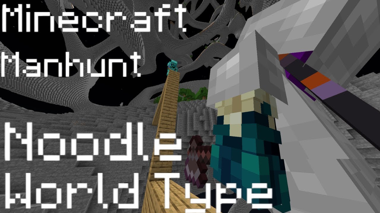 Minecraft Manhunt, But its Noodle World Type - YouTube