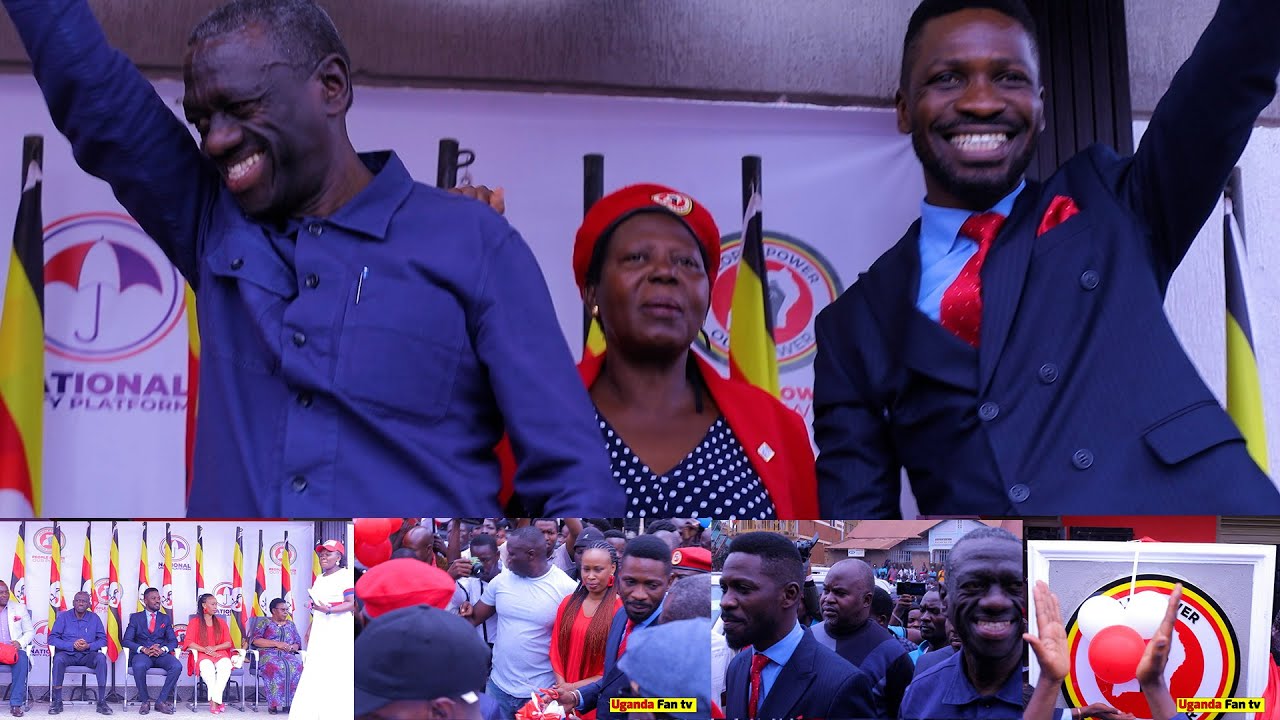 FULL VIDEO: BOBI WINE AND KIZA BESIGYE OFFICIALLY UNVEIL THE NATIONAL ...