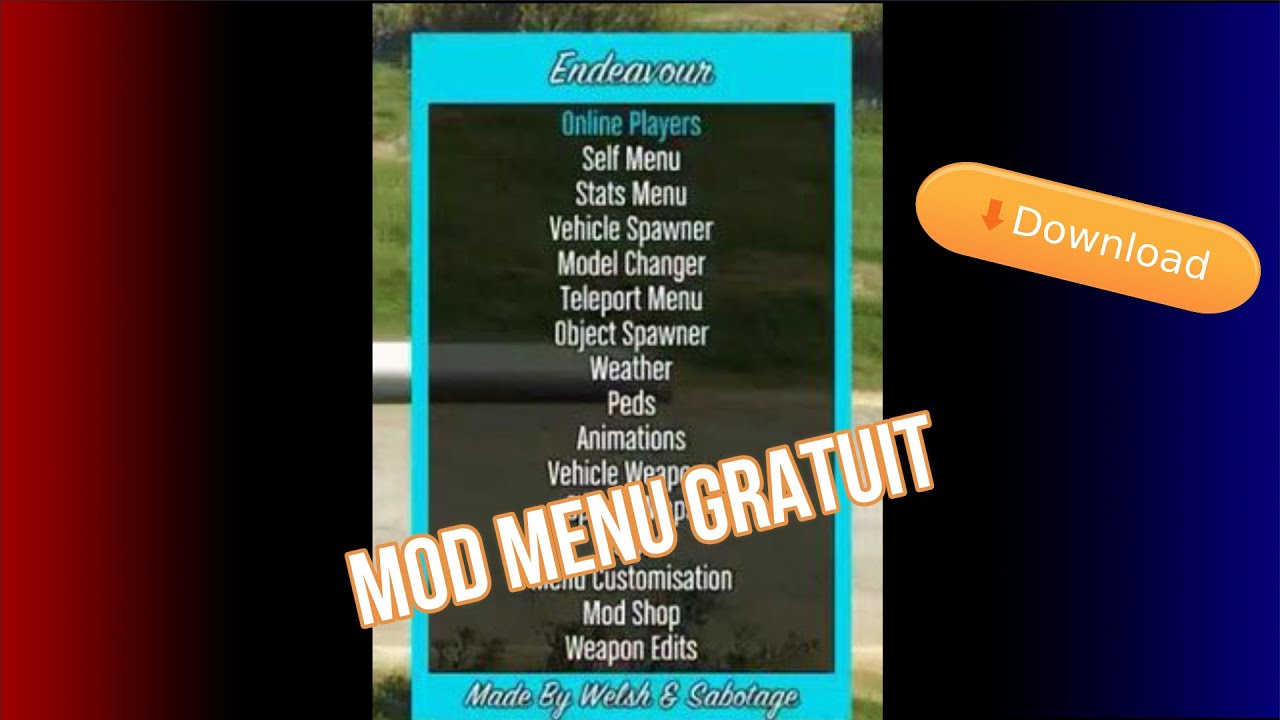 Comment faire pour installer un mode menu sur gta 5 en mod online en 1. ...