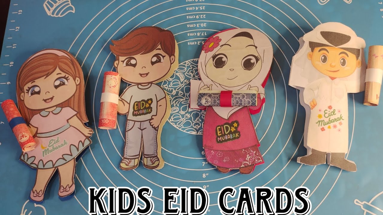 How to make eidi envelope||diy eidi envelope||kids eidi cards||eidi ...