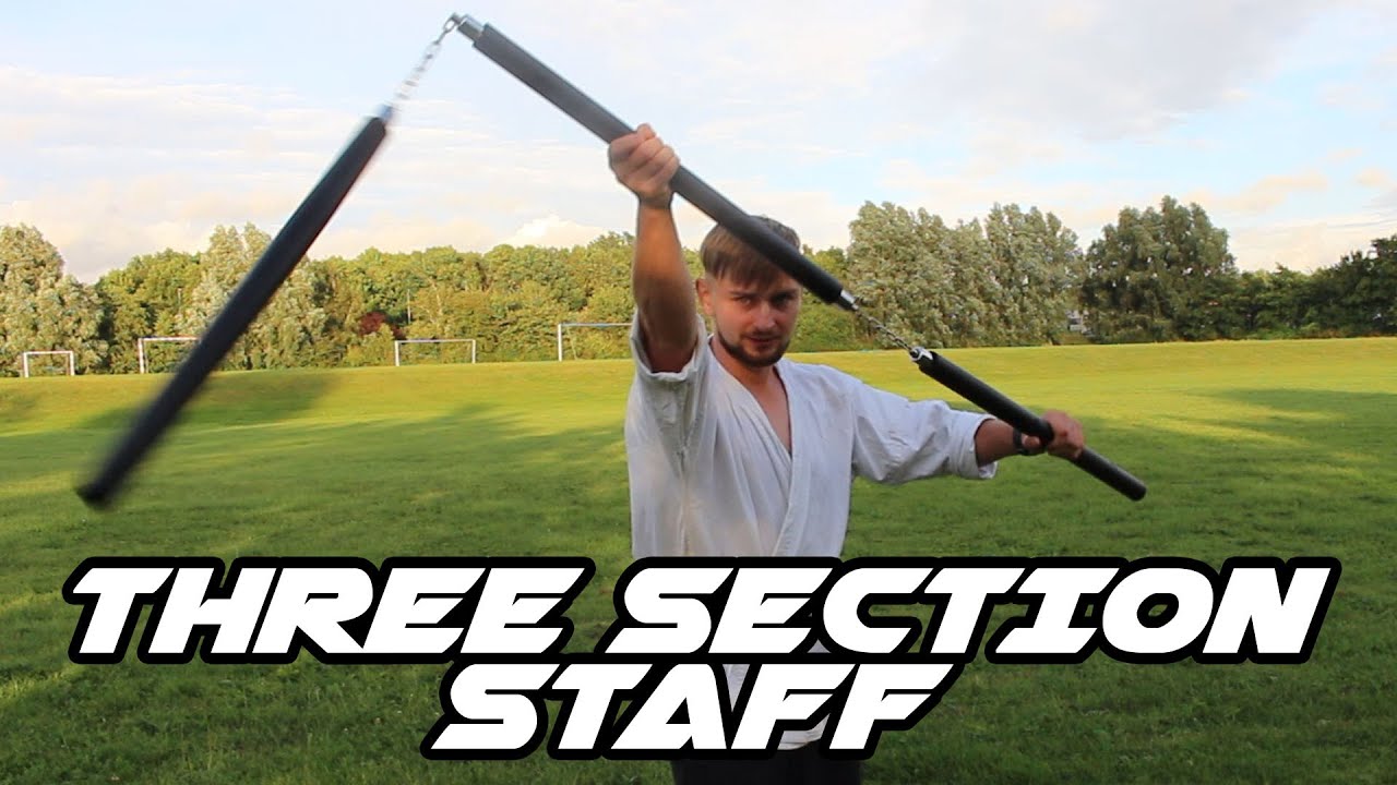 TRYING THREE SECTION STAFF (Non-Expert Analysis) - YouTube