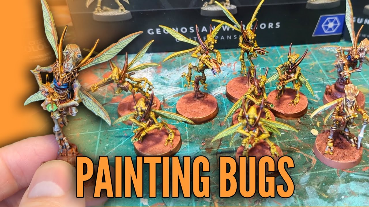 How to Paint Geonosians for Star Wars Legion - YouTube