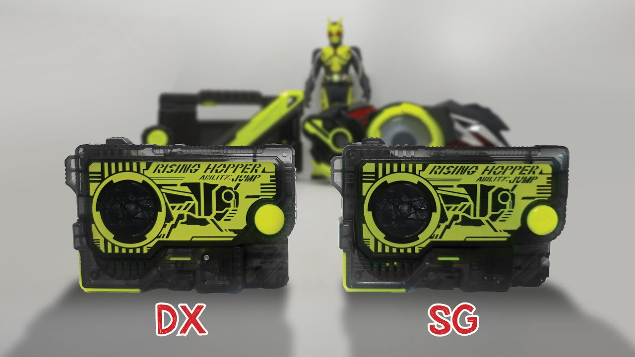 DX vs SG Progrise Key Rising Hopper Kamen Rider Zero One - YouTube