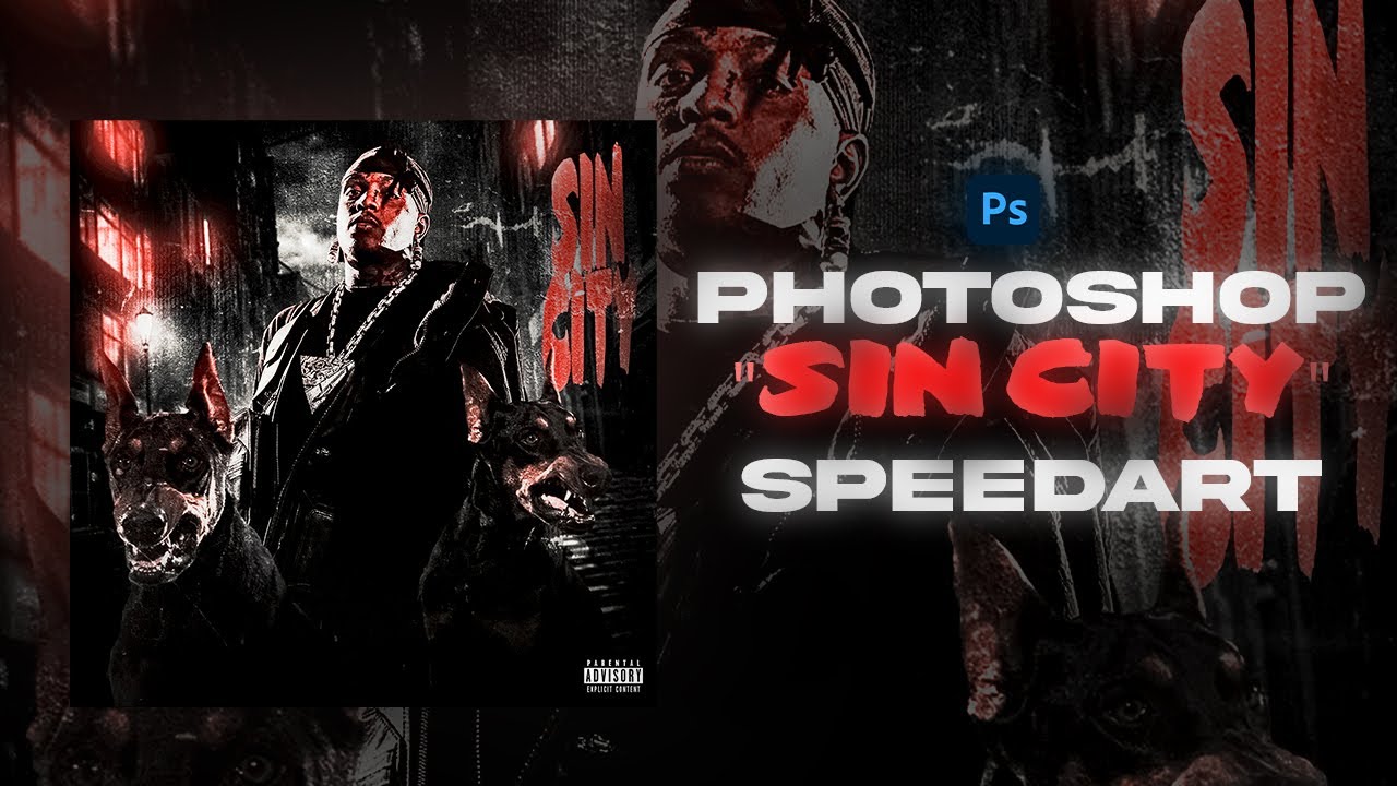 Ski Mask the Slump God "Sin City" (Album Cover Photoshop) - YouTube