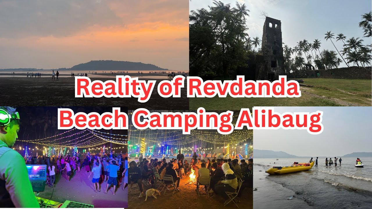 Revdanda Beach Camping | Alibaug Beach Camping with DJ, BBQ, Live Music ...