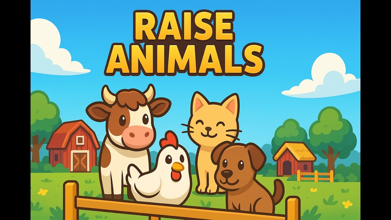 Raise Animals 🐮 Построй свою ферму и вырасти милых животных! - YouTube