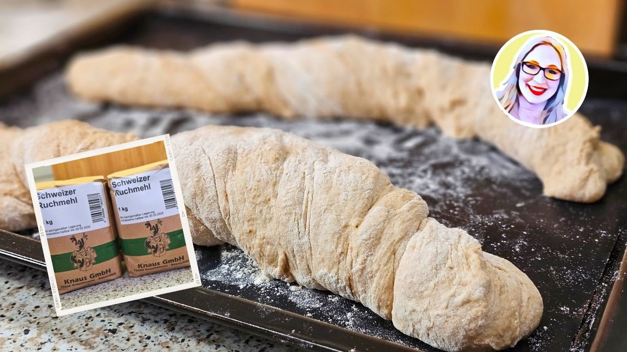 Wurzelbrot mit Schweizer Ruchmehl – Schritt-für-Schritt-Anleitung - YouTube