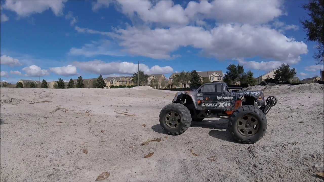 HPI NITRO SAVAGE X BIG Block 4.6 - YouTube