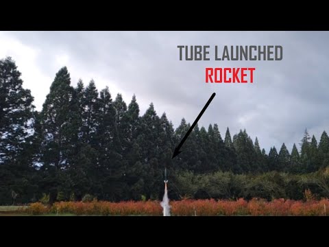 I Built a Tube Launched Rocket in my GARAGE