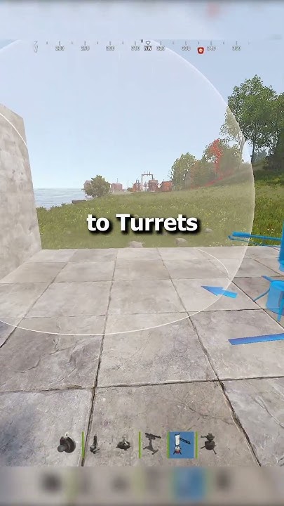 Range Visual for items in rust #rust #rustcontent #rustgame - YouTube