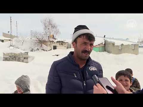 Evleri kara gömülen Erzurum kırsalındaki vatandaşların umudu ilkbahar güneşi