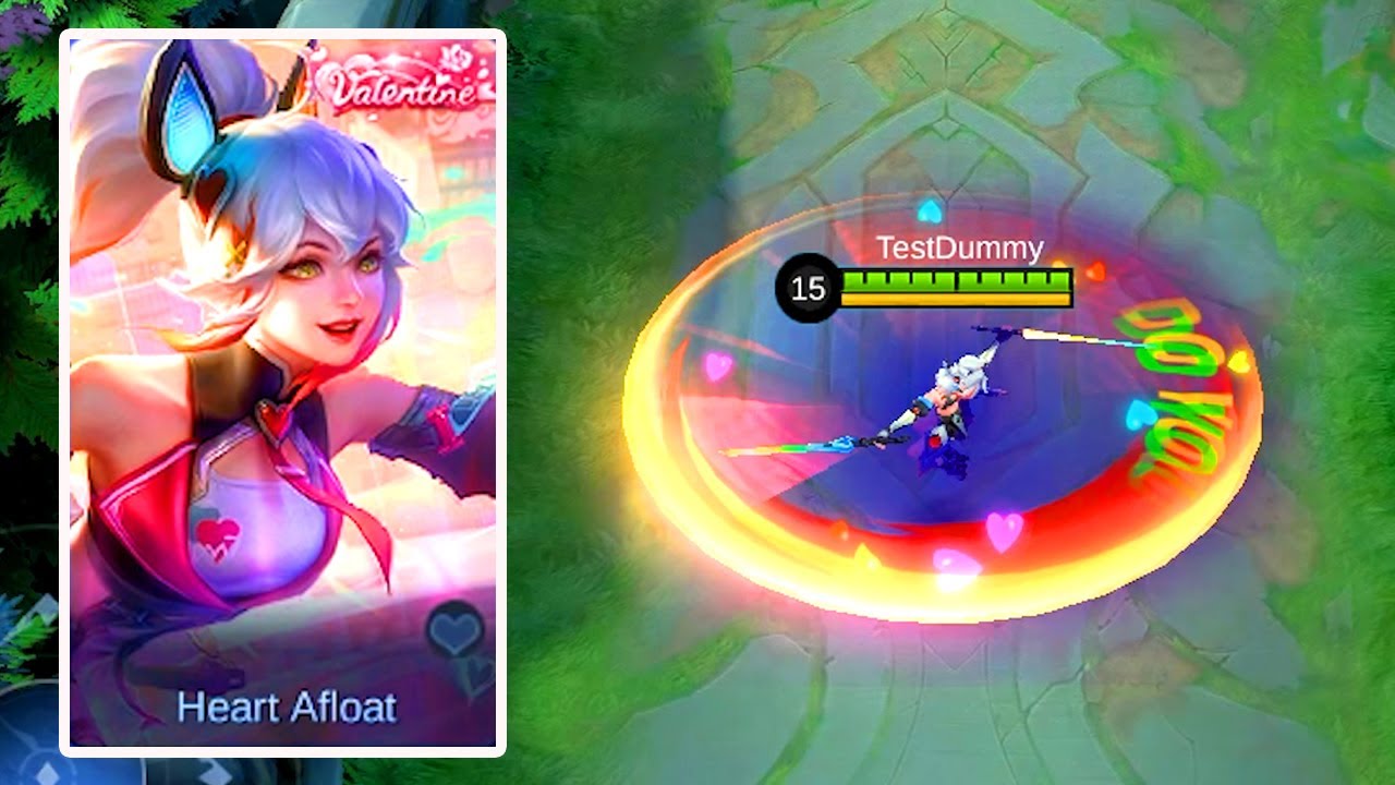 Fanny heart afloat valentines skin - YouTube