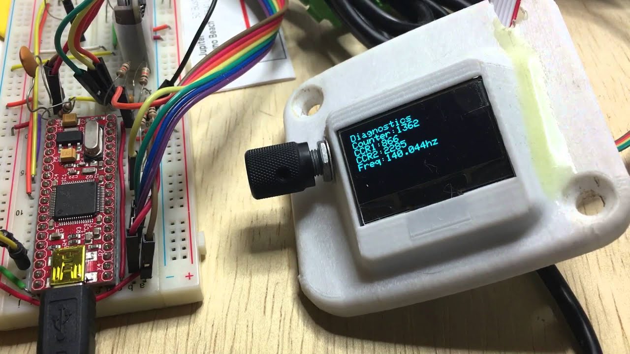 STM32F4xx PWM capture and up counter on NetMF - YouTube