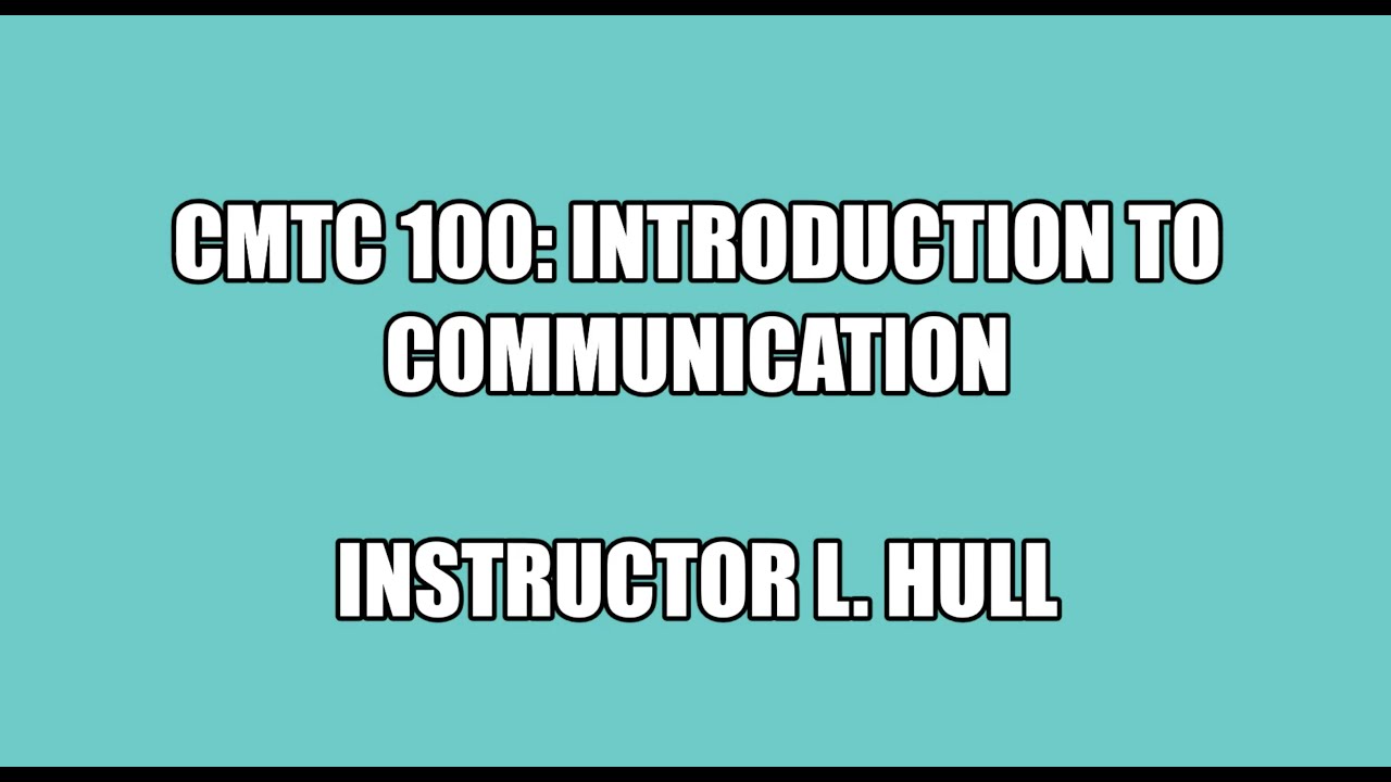 Fall 2020 Course Trailer (Leslie Hull) - YouTube