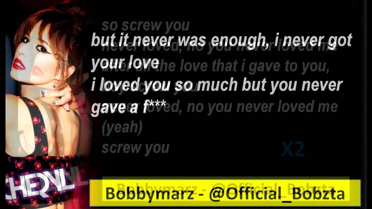 Cheryl - Screw You Ft Wretch 32 Lyrics - YouTube Music