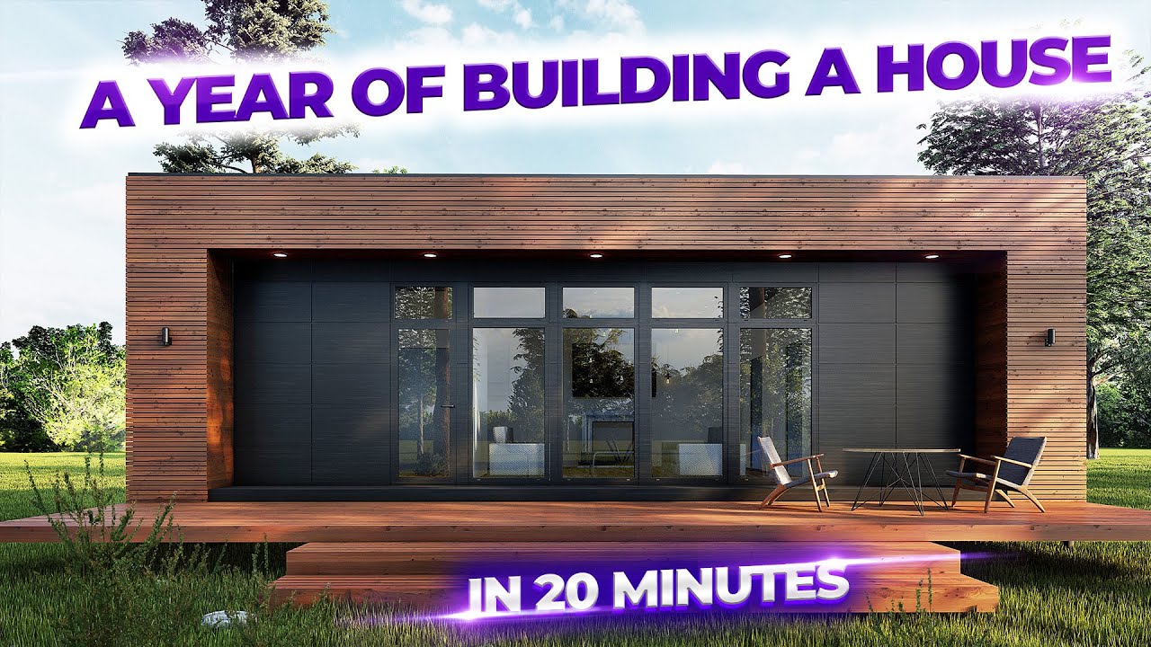 A year of building a house in 20 minutes - YouTube