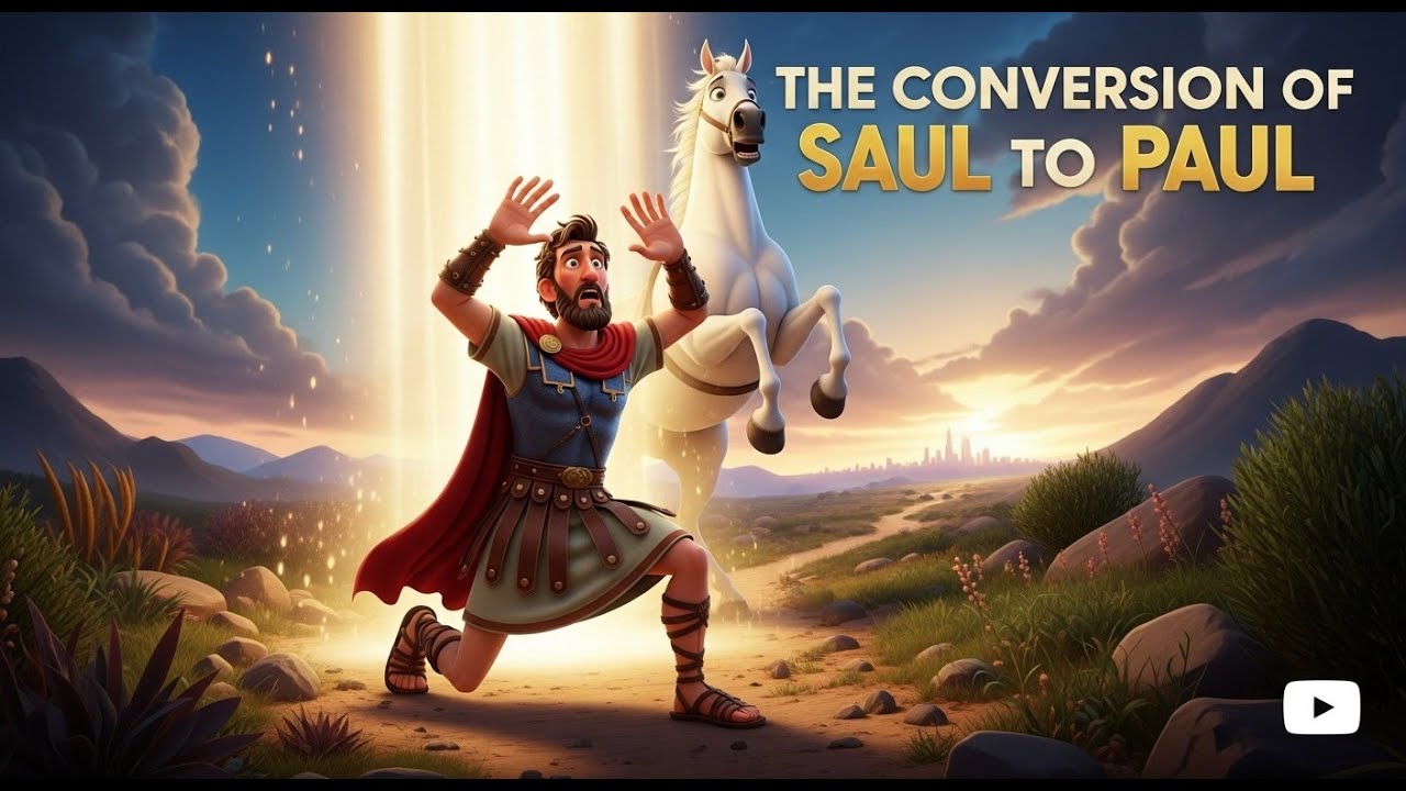 THE CONVERSION OF SAUL TO PAUL || BIBLE CHARACTER ANIMATION - YouTube