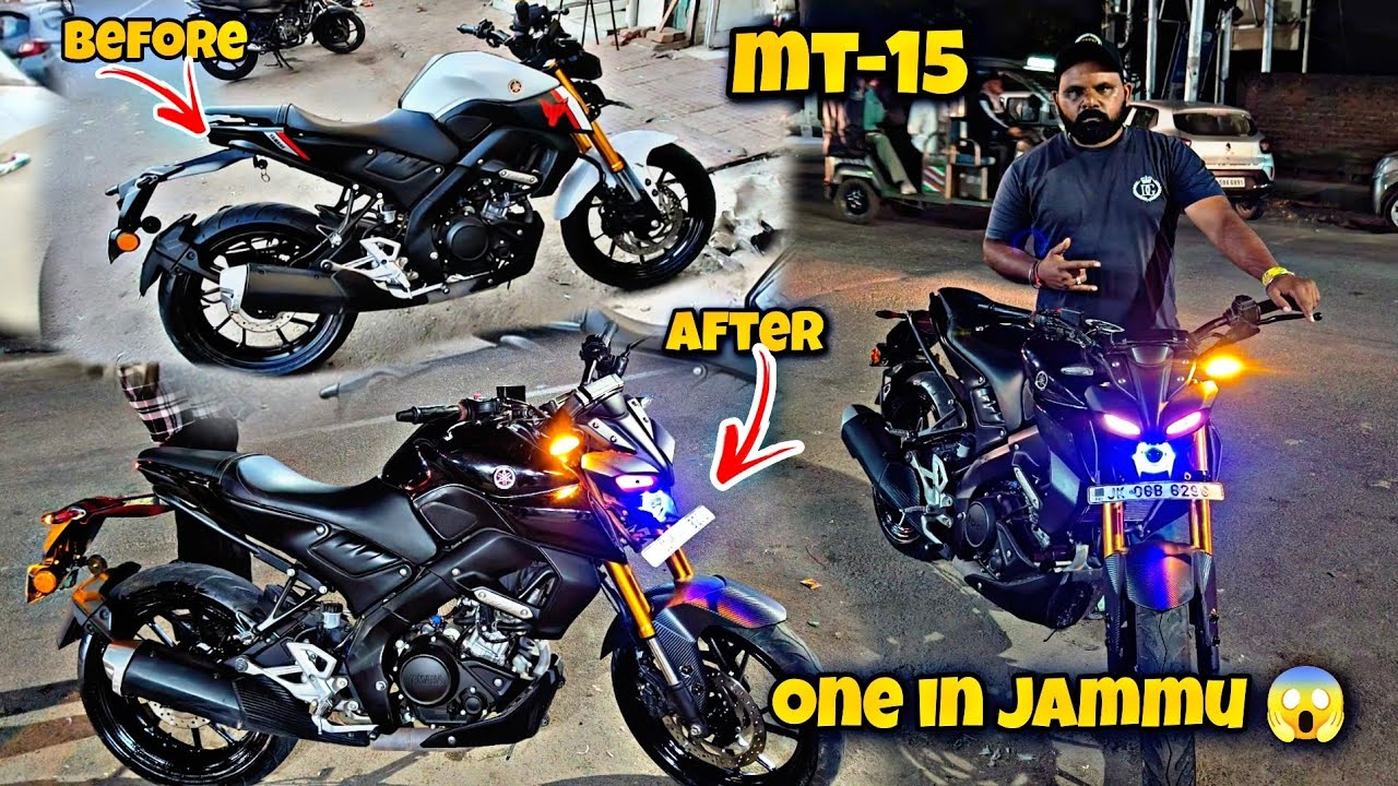 Yamaha mt-15 wrap modified 😱 one in Jammu 💥 @romimodifier4277 - YouTube
