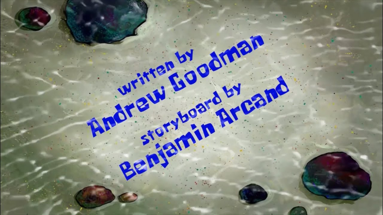 spongebob does homework SPONGEBOB SQUAREPANTS Fan Idea Title Card ...