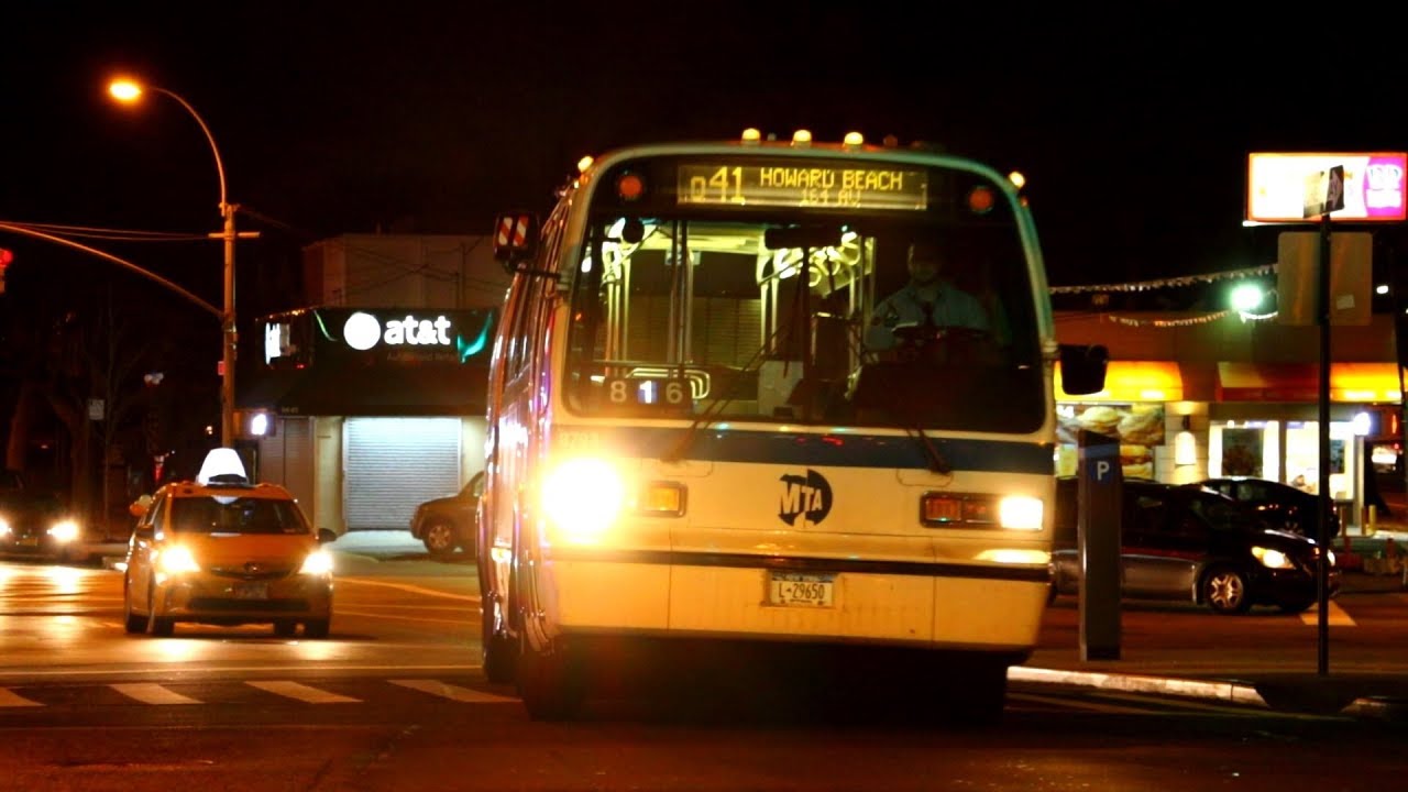 MTA Bus Company 1996 Nova Bus RTS-06 8793 On The Q41 @ Cross Bay Blvd ...