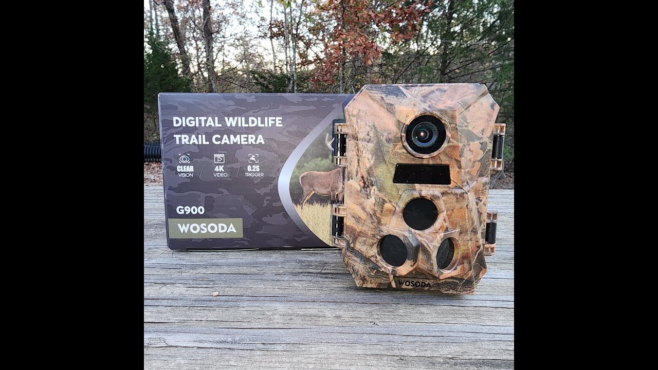 Wosoda G900 Trail Camera Unboxing, Setup and Review - YouTube