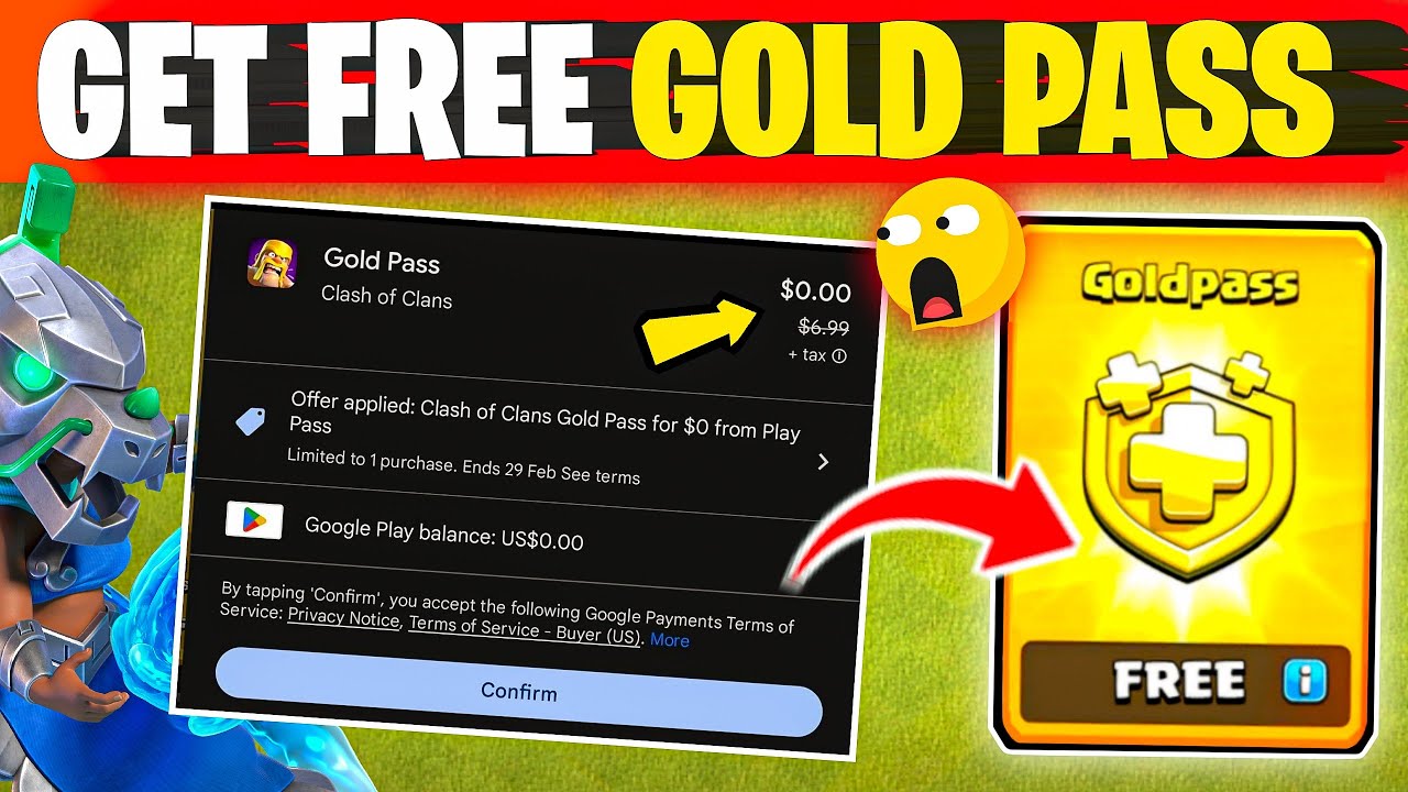 CLAIM GOLD PASS WITH GOOGLE PLAY PASS | HOW TO GET FEBRUARY 2024 GOLD ...