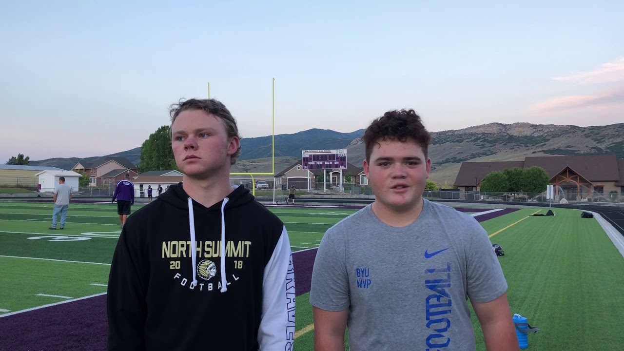 North Summit High School football 2018, Quinn Chappell and Matagi ...