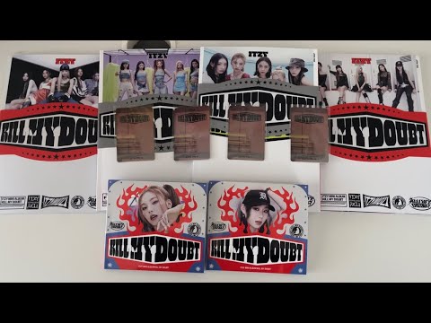 ITZY - “Kill My Doubt” Album Unboxing + POBS (Standard ver. + Yeji ...