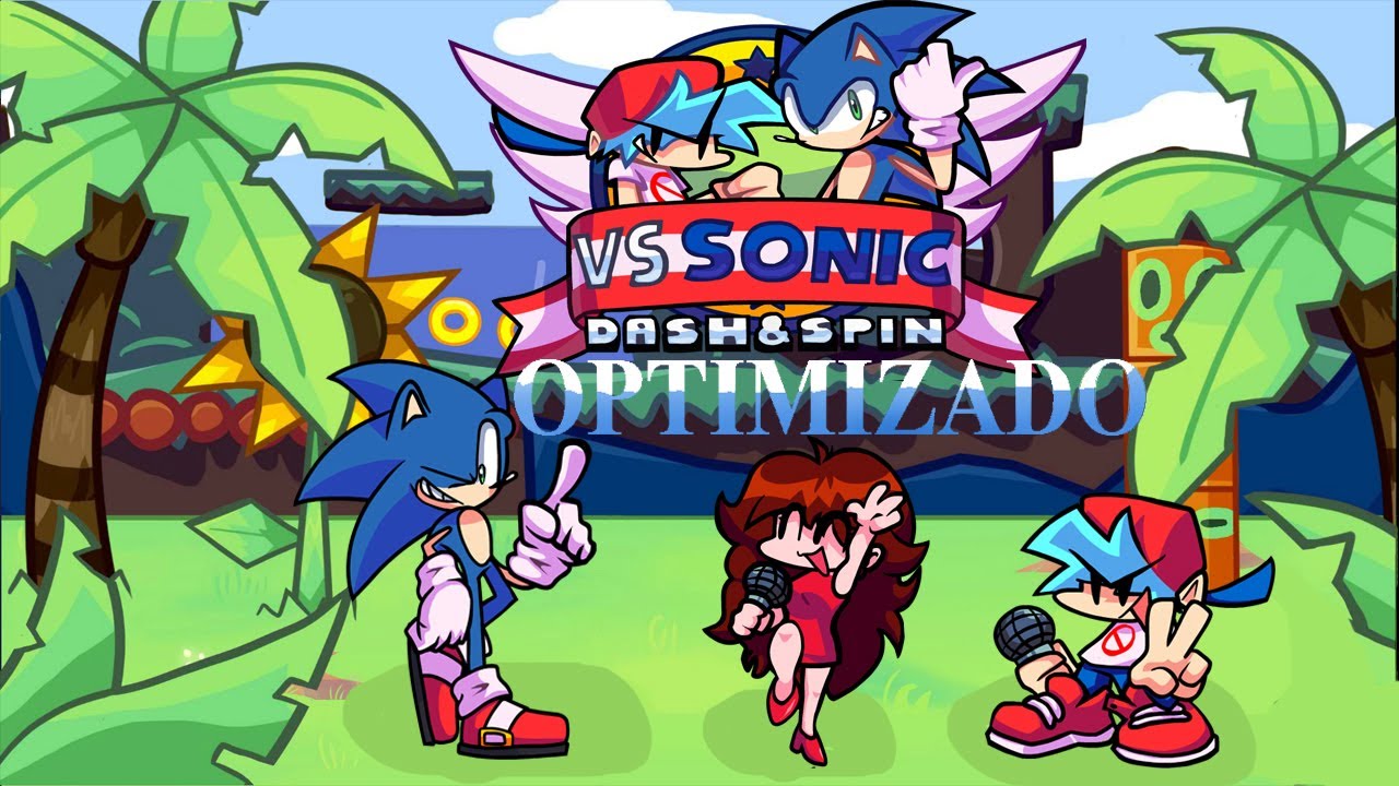 FNF Vs Sonic Dash Spin Optimizado Para PC de 64 Bits Gama Baja - YouTube
