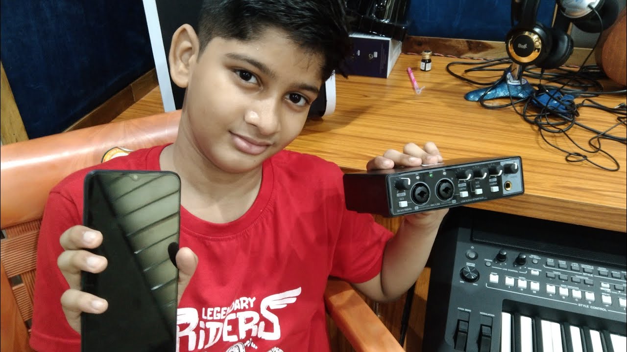 How to connect audio interface with android fon and get as studio ...