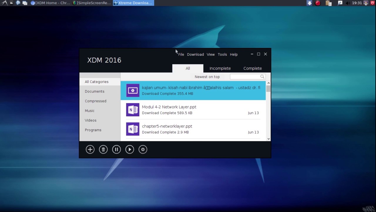 Extreme Download Manager in Ubuntu Best free Download Manager - YouTube