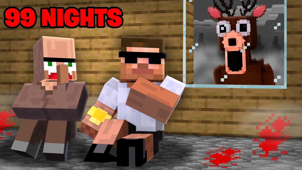 Surviving 99 NIGHTS in a Scary Forest in Minecraft.. - YouTube