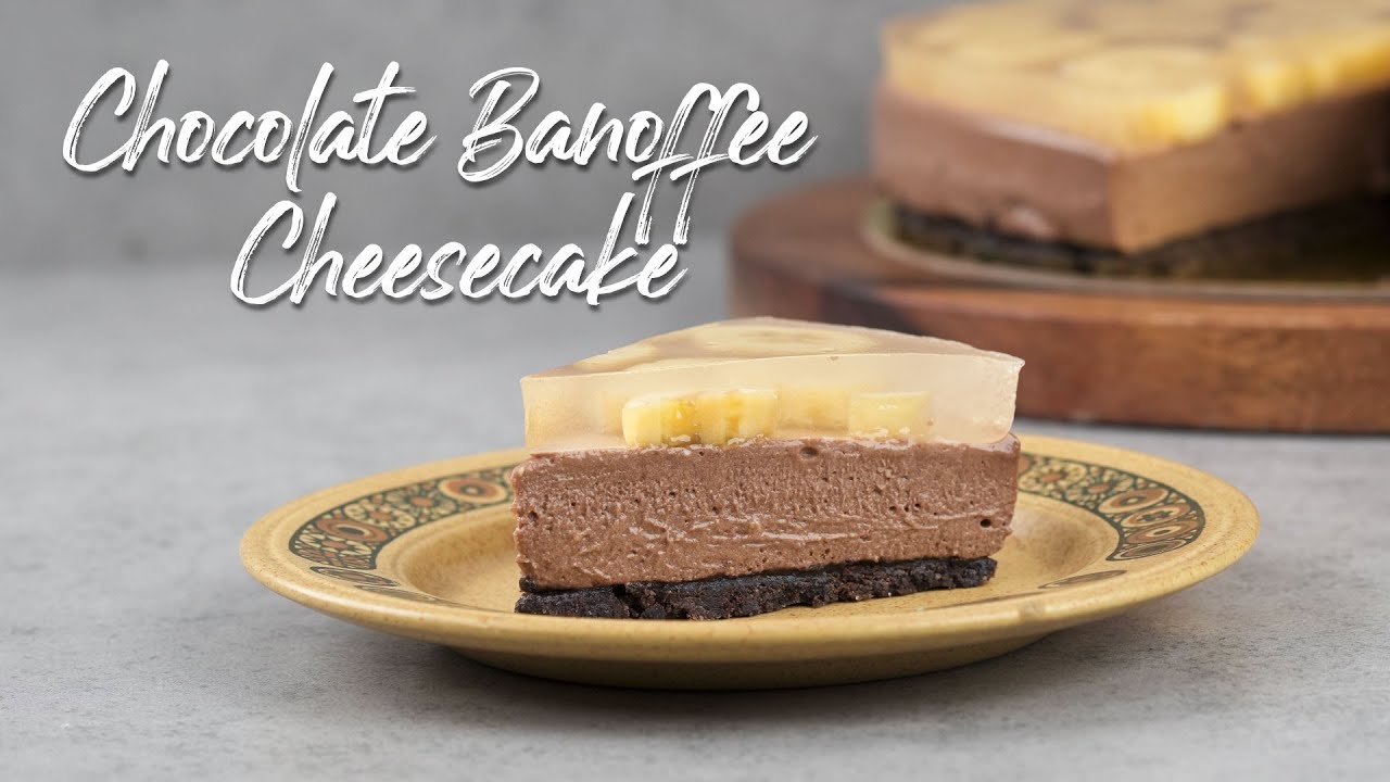CHOCOLATE BANOFFEE CHEESECAKE | Baking Simpol - YouTube