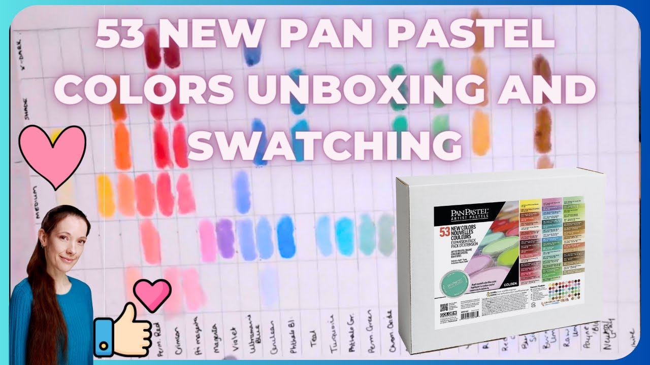 Unboxing and Swatching the 53 New Pan Pastel Colors - YouTube