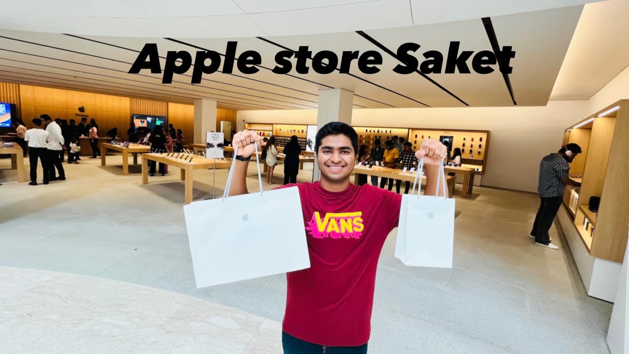 Purchasing MACBOOK AIR | APPLE STORE SAKET | NEW DELHI - YouTube
